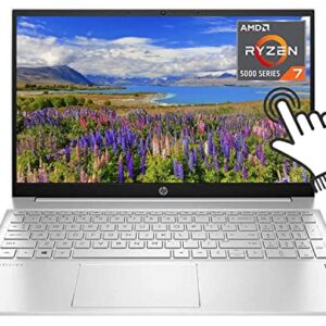 2022 15.6" HP Pavilion FHD Touchscreen Laptop, AMD Ryzen 7 5700U(8 Cores, Up to 4.3GHz), 32GB DDR4 RAM, 1TB NVMe SSD, Backlit KB, WiFi 6, Webcam, HDMI, AMD Radeon Graphics, Win 10 H w/ Accessories