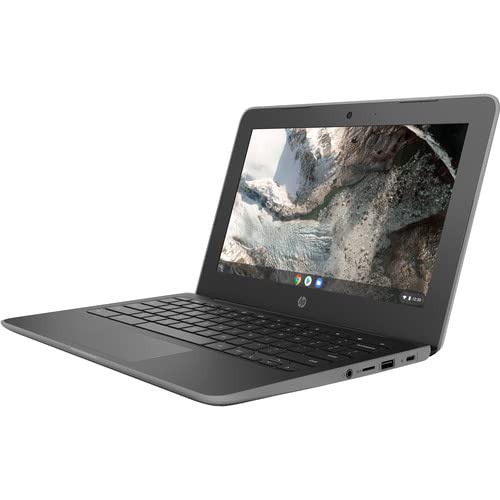 HP Chromebook 11 G7 EE 11.6" Laptop, Intel Celeron N4000, 4GB RAM, 16GB eMMC SSD (6QY22UT#ABA) (Renewed)