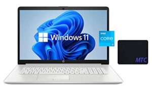 2022 hp pavilion 17 laptop, 17.3 fhd anti-glare 300 nits, 11th gen intel core i3-1115g4 up to 4.1ghz (beat i5-8365u), 16gb ram, 5 silver 16gb ram | 512gb ssd hp17 0