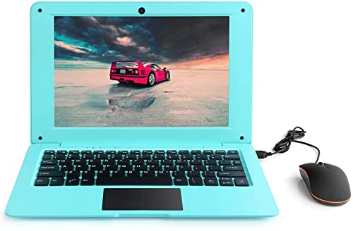 Laptop Computer- 10.1" Inch Kids Laptop Computer Powered by Android 7.1.1 -Quad Core Processor- 2+32gb ROM-Bluetooth-HDMI-WiFi- Blue