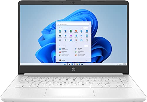 2022 HP Stream 14inch Laptop, Intel Celeron N4020 Dual-Core Processor, 4GB DDR4 Memory,128GB Storage(64GB eMMC+Card),WiFi,Webcam,Bluetooth,1-Year Microsoft 365 Win10 S, Snow White | NoCo Bundle