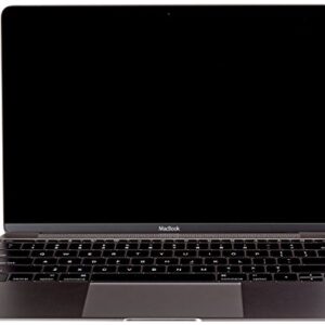 Apple MacBook MJY42LL/A 12in Laptop Retina Display 512GB, Space Gray - (Renewed)