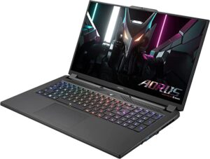 cuk aorus 17h by gigabyte 17 inch gamer notebook (nvidia geforce rtx 4080, 14-core intel core i7-13700h, 32gb ddr5 ram, 2tb gen4 nvme ssd, 17.3″ fhd 360hz, windows 11 home) gaming laptop computer