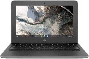 hp chromebook 11 g7 ee 11.6″ chromebook – 1366 x 768 – celeron n4000-4 gb ram – 16 gb flash memory, chrome os, intel uhd graphics 600 – in-plane switching (ips) technology – english keyboard (renewed)