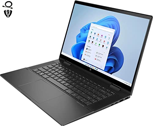 HP Envy x360 2-in-1 15.6" FHD Touchscreen Laptop, AMD Ryzen 5 5625U, 16GB RAM 512GB SSD, Wi-Fi, Bluetooth, HDMI, Webcam, Backlit Keyboard, Windows 11 Home, Nightfall Black