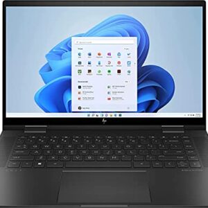 HP Envy x360 2-in-1 15.6" FHD Touchscreen Laptop, AMD Ryzen 5 5625U, 16GB RAM 512GB SSD, Wi-Fi, Bluetooth, HDMI, Webcam, Backlit Keyboard, Windows 11 Home, Nightfall Black