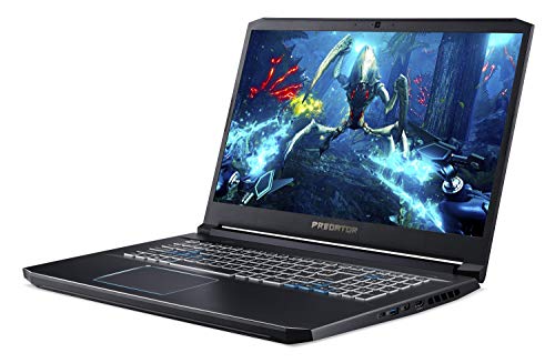 Acer Predator Helios 300 Gaming Laptop PC, 17.3" Full HD 144Hz 3ms IPS Display, Intel i7-9750H, GeForce RTX 2070 Max-Q, 32GB DDR4, 512GB NVMe SSD, RGB Backlit KB, Windows 10 Pro, PH317-53-77X3