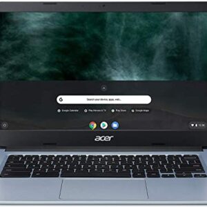 Acer Chromebook 314, 14" HD (1366x768) Touch Laptop, Intel Celeron N4000 Processor up to 1.10 GHz, 4GB DDR4 RAM, 64GB SSD, Webcam, Bluetooth, WiFi, Chrome OS, Silver, EAT Cloth