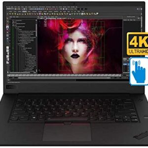 Lenovo ThinkPad P1 Black Laptop (8th Generation Intel Core i7-8850H Processor, 16GB DDR4 RAM, 512GB PCIe SSD, 15.6 Touch 4K UHD (3840 x 2160), Quadro P1000 Graphics, Windows 10 Pro (Renewed)