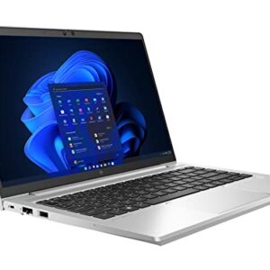 HP 2022 EliteBook 640 G9 14" FHD Business Laptop, Intel i5-1235U (Beats i7-1165G7), 16GB RAM, 512GB SSD, Backlit Keyboard, Fingerprint Reader, 720p Camera, Wi-Fi 6E, Win 10 Pro, Silver, 32GB USB Card