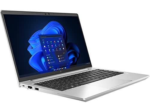 HP 2022 EliteBook 640 G9 14" FHD Business Laptop, Intel i5-1235U (Beats i7-1165G7), 16GB RAM, 512GB SSD, Backlit Keyboard, Fingerprint Reader, 720p Camera, Wi-Fi 6E, Win 10 Pro, Silver, 32GB USB Card