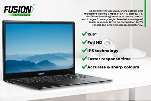 15.6" S15 N2 Full HD Windows 11 Professional Slim n Light Laptop - Intel N4020 - 128GB Storage, 4GB RAM, Intel Dual-Core Dedicated Num-Pad, Dual-Band WiFi, Expandable Storage