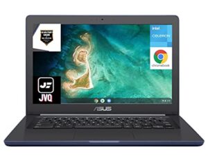 asus newest 14″ rugged & spill resistant chromebook, education edition, military std 810g, intel n3350, 4gb ram, 160g space(32g emmc+128g card), wifi, bluetooth, webcam, darkblue, chrome os, jvq mp