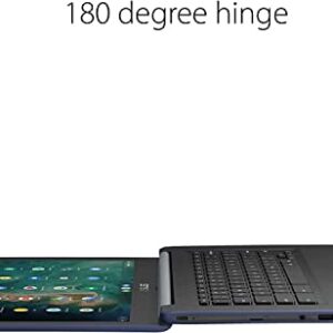 ASUS Newest 14" Rugged & Spill Resistant Chromebook, Education Edition, Military STD 810G, Intel N3350, 4GB RAM, 160G Space(32G eMMC+128G Card), WiFi, Bluetooth, Webcam, DarkBlue, Chrome OS, JVQ MP