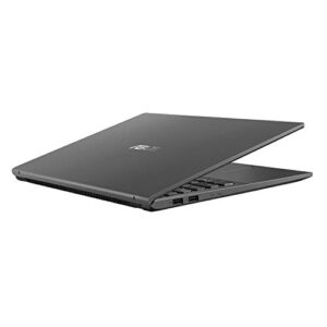 ASUS VivoBook 15 Thin and Light Laptop, 15.6” FHD, Intel Core i3-8145U CPU, 8GB RAM, 128GB SSD, Windows 10 in S Mode, F512FA-AB34, Slate Gray