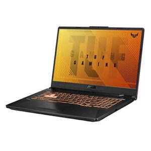 asus tuf gaming f17 gaming laptop, 17.3” fhd ips-type display, intel core i5-10300h, geforce gtx 1650 ti, 8gb ddr4, 512gb pcie ssd, rgb keyboard, windows 10, bonfire black, fx706li-rs53