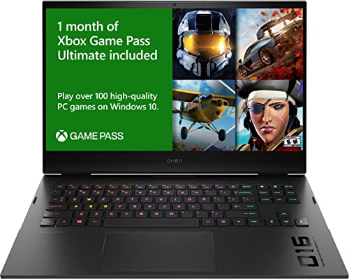 HP OMEN Gaming Laptop, 16.1" FHD 144Hz IPS, Intel Core i7-11800H, Windows 11 Home, 32GB RAM, 1TB SSD, GeForce RTX 3060, Long Battery Life, 32GB Durlyfish USB Card