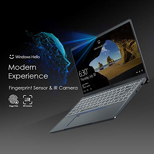 MSI Prestige 14 Evo Professional Laptop: 14" FHD Ultra-Thin Bezel Display, Intel Core i7-1185G7, Intel Iris Xe, 16GB RAM, 512GB NVMe SSD, Thunderbolt 4, Win10 Home, Intel Evo, Carbon Gray (A11M-220)