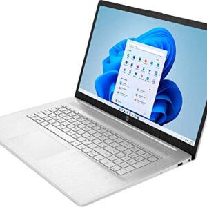 Newest HP Notebook Laptop, 17.3’’ Full HD Display, AMD Ryzen 5 5500U Hexa-Core Processor, 32GB RAM, 1TB PCIe SSD, Fingerprint Reader, Wi-Fi, Webcam, HDMI, Windows 11 Home, Natural Silver