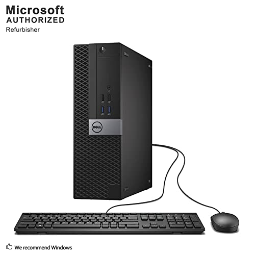 Dell Optiplex 5040-SFF, Core i7-6700 3.4GHz, 16GB RAM, 512GB Solid State Drive, DVD, Windows 10 Pro 64Bit (Renewed)