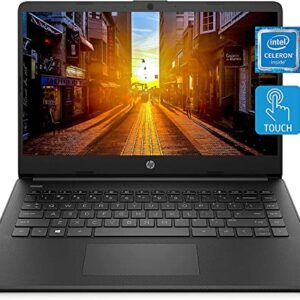 HP Laptop 14-DQ0060NR 14" HD Touchscreen, Intel Celeron N4120, 4GB RAM, 64GB eMMC, Windows 10 (Renewed)