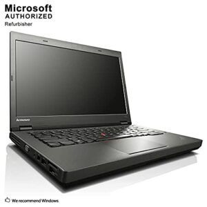 Lenovo ThinkPad T440P 14" Laptop Computer Intel i5-4300M up to 3.3GHz 8GB RAM 128GB SSD Windows 10 Professional (Renewed)