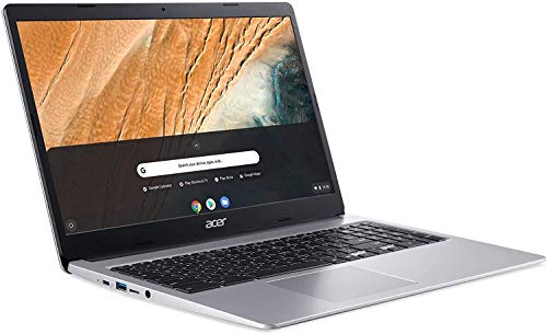 2021 Flagship Acer Chromebook 15.6" FHD 1080p IPS Touchscreen Light Computer Laptop, Intel Celeron N4020, 4GB RAM, 64GB eMMC,HD Webcam,WiFi, 12+ Hours Battery,Chrome OS,w/Marxsol Cables