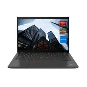 lenovo thinkpad t14 gen 3 business laptop, 14″ wuxga display, amd ryzen 5 pro 6650u, 16gb ram, 1tb pcie ssd, webcam, fingerprint reader, backlit keyboard, hdmi, wi-fi 6, windows 11 pro, black