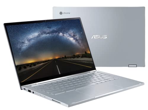 2022 Chromebook X360 Spin 2-in-1 Convertible Touchscreen Laptops for Student & Business by ASUS, 14'' FHD, Intel Core M3-8100Y, 8GB RAM, 192GB(64GB SSD+128GB Card), Backlit Keyboard, Wi-Fi, Chrome OS