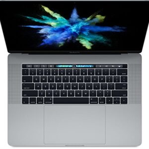 2017 Apple MacBook Pro with Touch Bar 2.8GHz Intel Core i7 (15-inch, 16GB RAM, 512GB SSD Storage) - Space Gray (Renewed)