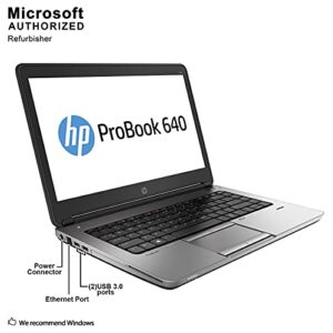 HP ProBook 640 G1 Intel i5-4200M 2.50GHz 8GB RAM 128GB SSD Windows 10 Pro (Renewed)