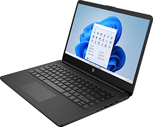 2022 Newest HP Premium 14-inch HD Laptop| Intel Celeron N4020 to 2.8GHz 8GB RAM 128GB(64GB SSD+ Card)| Webcam Bluetooth HDMI USB-C Wi-Fi| Win 11 S with 1 Year MS 365| LIONEYE Bundle| Black