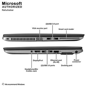 HP EliteBook 840 G2 Notebook PC - Intel Core i5-5200U 2.3GHz 8GB 256GB SSD Webcam Windows 10 Professional (Renewed)