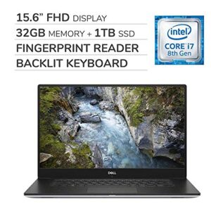 dell precision 5530 15.6” fhd igzo4 laptop notebook computer intel 6-core i7-8850h 2.60 ghz 32gb ram 1tb ssd nvidia quadro p1000 no dvd win 10 pro (renewed)