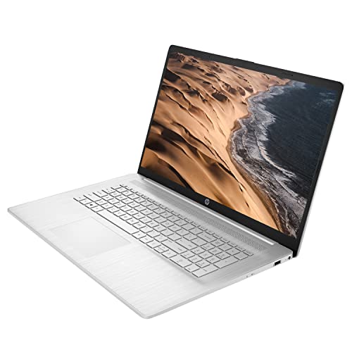 HP 17 Laptop, 17.3" HD+ Touchscreen, AMD Ryzen 5 5625U, 32GB DDR4 RAM, 1TB PCIe NVMe SSD, Webcam, Wi-Fi, Bluetooth, Windows 11 Home, Silver