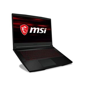 2021 MSI GF63 Thin Gaming 15.6" FHD Laptop Computer, Intel Core i5-10300H (Beats i7-9750H), 16GB RAM, 512GB PCIe SSD, Backlit Keyboard, GeForce GTX 1650 MaxQ, HD Webcam, Win 10, Black, 32GB USB Card