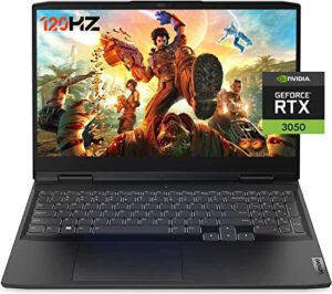 lenovo ideapad gaming 3 laptop, 15.6″ fhd 120hz display, hexa-core amd ryzen 5 6600h(>i7-1260p), nvidia geforce rtx 3050, 32gb ddr5 ram, 1tb nvme ssd, backlit kb, wifi 6, rj45, windows 11