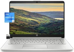 hp 2022 newest laptop computer, 14″ hd display, quad-core intel pentium n5030 (upto 3.1ghz), 8gb ram, 256gb ssd, hd webcam, hdmi, bluetooth, wifi, rj-45, 1-year office 365, win10+marxsolcables