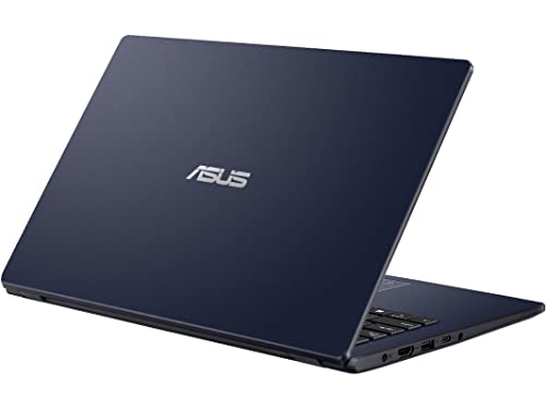 ASUS 2022 14" HD Laptop, Intel Celeron N4020 Processor, 4GB RAM, 128GB eMMC Flash Memory, Intel HD Graphics 500, HD Webcam, Windows 11 Home, Star Black, 32GB SnowBell USB Card