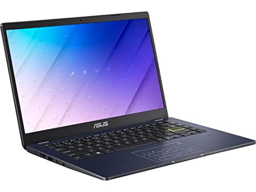 ASUS 2022 14" HD Laptop, Intel Celeron N4020 Processor, 4GB RAM, 128GB eMMC Flash Memory, Intel HD Graphics 500, HD Webcam, Windows 11 Home, Star Black, 32GB SnowBell USB Card