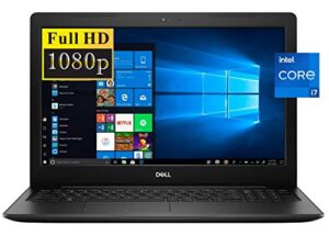 dell 2022 newest inspiron 15 3000 laptop, 15.6″ full hd 1080p display, 10th gen intel core i7-1065g7 quad-core processor, 16gb ram, 512gb ssd, webcam, hdmi, wi-fi, windows 10, black