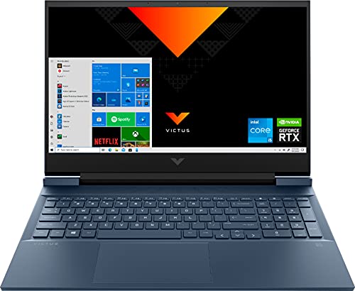 Newest HP Victus 16.1" FHD IPS Display Gaming Laptop - 11th Intel i5-11400H 6 Cores - Nvidia RTX 3050 4GB - 32GB DDR4 - 1TB M.2 SSD - WiFi 6 RJ-45 - Windows 10 Pro w/ RATZK 32GB USB Drive