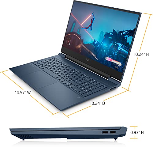 Newest HP Victus 16.1" FHD IPS Display Gaming Laptop - 11th Intel i5-11400H 6 Cores - Nvidia RTX 3050 4GB - 32GB DDR4 - 1TB M.2 SSD - WiFi 6 RJ-45 - Windows 10 Pro w/ RATZK 32GB USB Drive