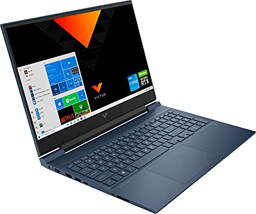 Newest HP Victus 16.1" FHD IPS Display Gaming Laptop - 11th Intel i5-11400H 6 Cores - Nvidia RTX 3050 4GB - 32GB DDR4 - 1TB M.2 SSD - WiFi 6 RJ-45 - Windows 10 Pro w/ RATZK 32GB USB Drive