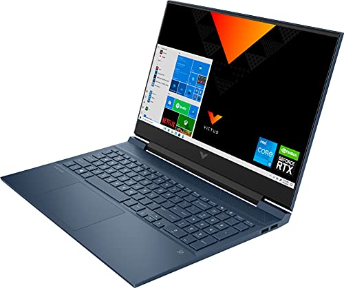 Newest HP Victus 16.1" FHD IPS Display Gaming Laptop - 11th Intel i5-11400H 6 Cores - Nvidia RTX 3050 4GB - 32GB DDR4 - 1TB M.2 SSD - WiFi 6 RJ-45 - Windows 10 Pro w/ RATZK 32GB USB Drive