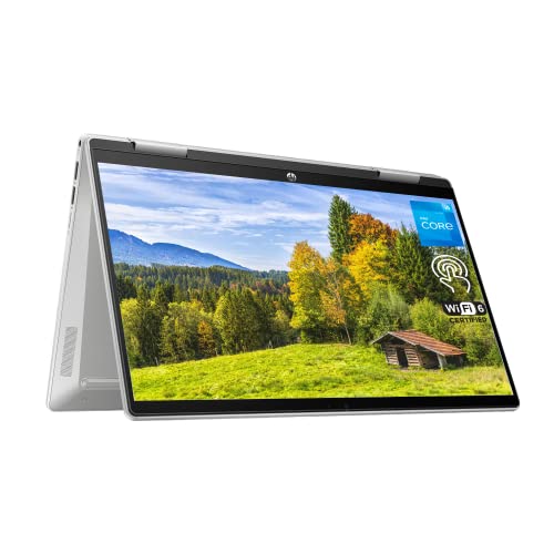 HP Pavilion x360 2-in-1 Laptop, 14" FHD Touchscreen , 12th Gen Intel Core i5-1235U Processor, 8GB RAM, 1TB SSD, Micro SD Card Reader, HDMI, Backlit KB, FP Reader, Wi-Fi 6, Windows 11 Home, Silver