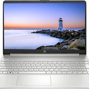 HP 2023 15'' FHD IPS Laptop, Windows 11, Intel 11th Gen i3 Processor Up to 4.0GHz, 8GB RAM, 256GB SSD, 4K Graphics, Super-Fast 6th Gen WiFi, Dale Silver (Renewed)