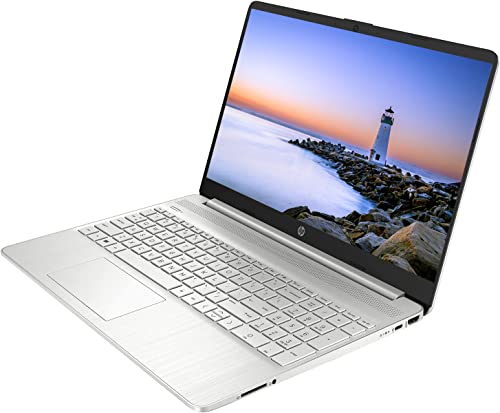 HP 2023 15'' FHD IPS Laptop, Windows 11, Intel 11th Gen i3 Processor Up to 4.0GHz, 8GB RAM, 256GB SSD, 4K Graphics, Super-Fast 6th Gen WiFi, Dale Silver (Renewed)