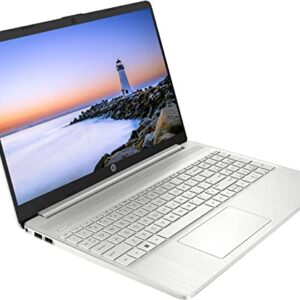 HP 2023 15'' FHD IPS Laptop, Windows 11, Intel 11th Gen i3 Processor Up to 4.0GHz, 8GB RAM, 256GB SSD, 4K Graphics, Super-Fast 6th Gen WiFi, Dale Silver (Renewed)