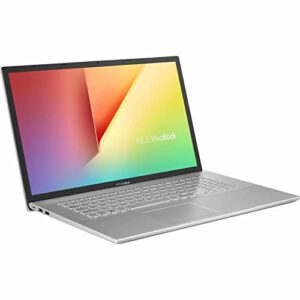 (Renewed) Asus VivoBook 17 Business Laptop 17.3" FHD Anti-glare Display 11th Generation Intel Quad-Core i5-1135G7 (Beats i7-1065G7) 16GB RAM 512GB SSD Backlit USB-C Office365 Win10 Silver + HDMI Cable